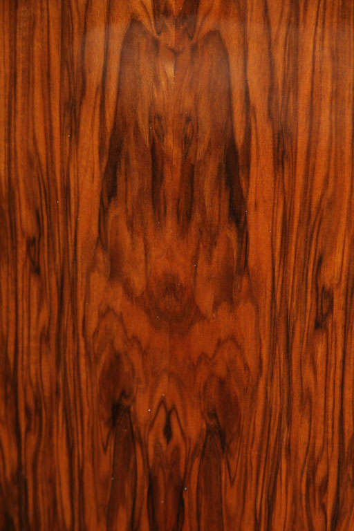 French Art Deco Exotic Walnut 4 Door Grand Buffet at 1stDibs