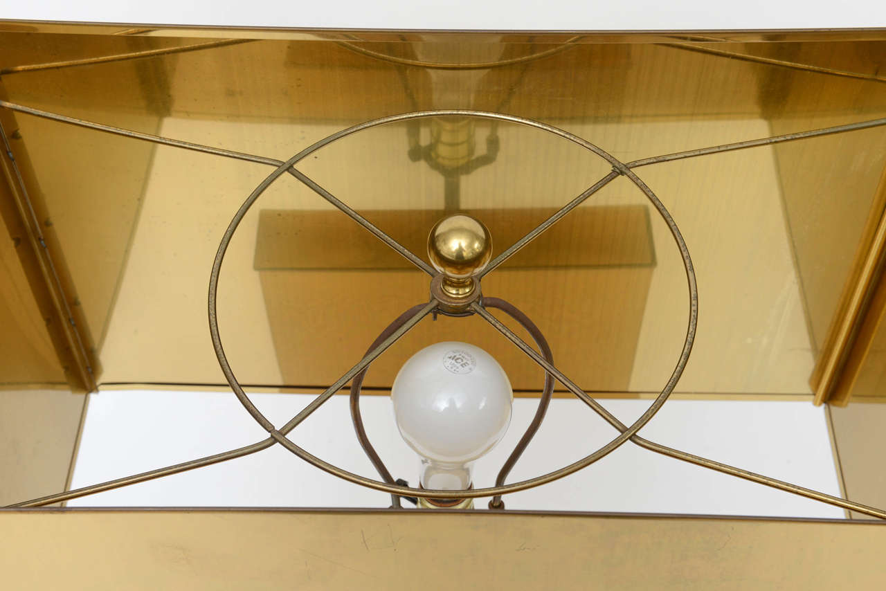 Brass Table Lamp by Jere at 1stDibs