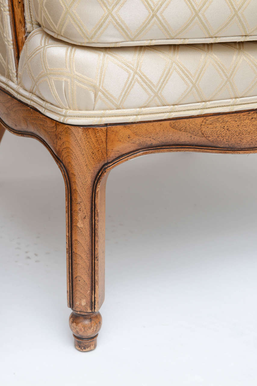 Grosfeld Style High Back Wing Tip Club Chairs For Sale at 1stDibs ...