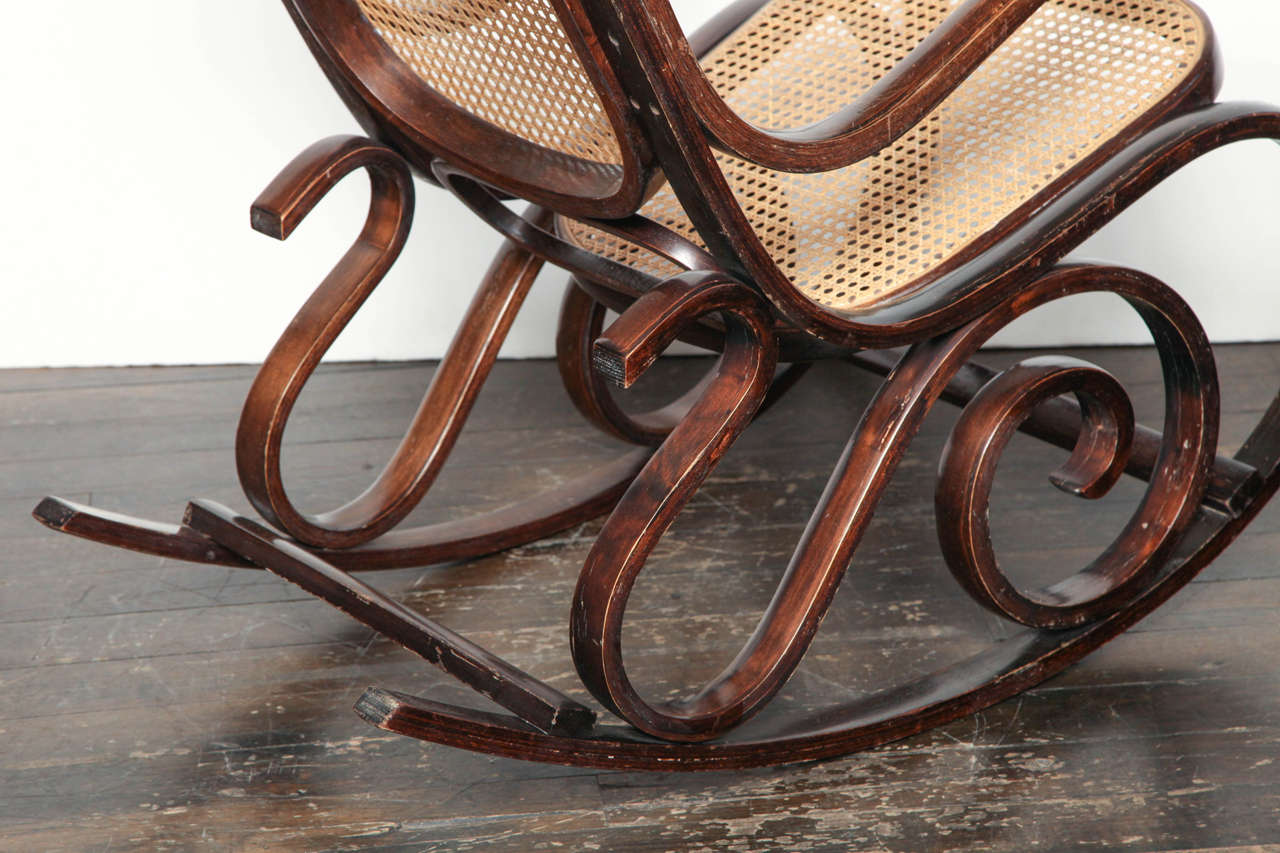 20th Century Thonet Style Rocker at 1stDibs