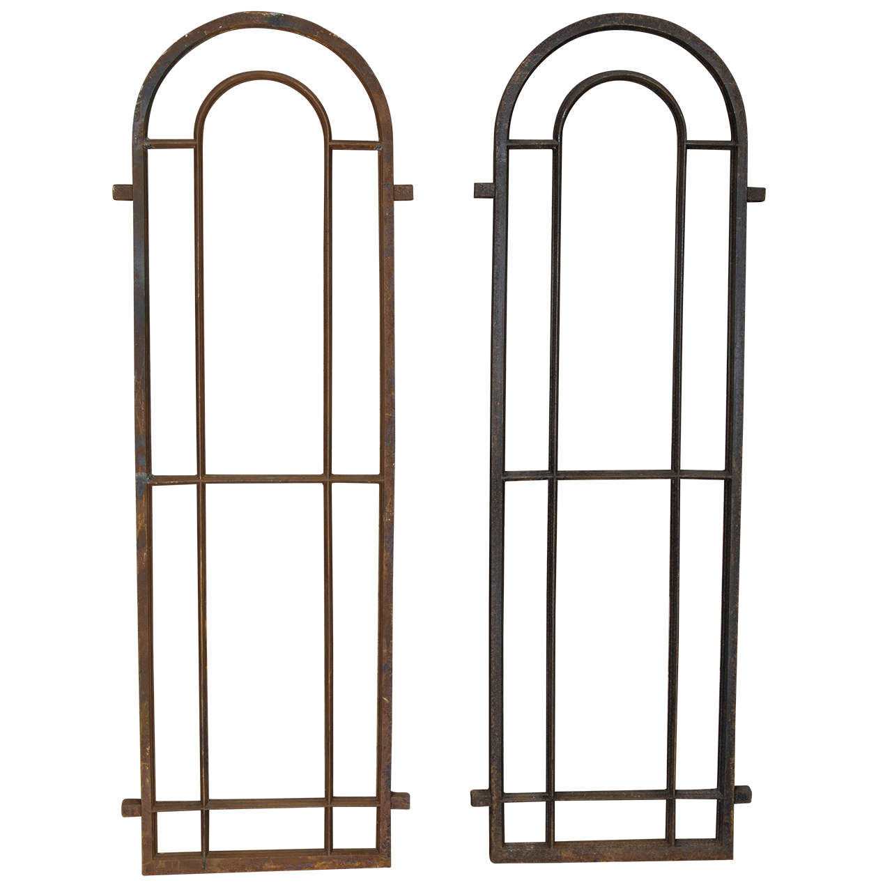 Antique Victorian Arched, Cast Iron Window Frames at 1stDibs ...