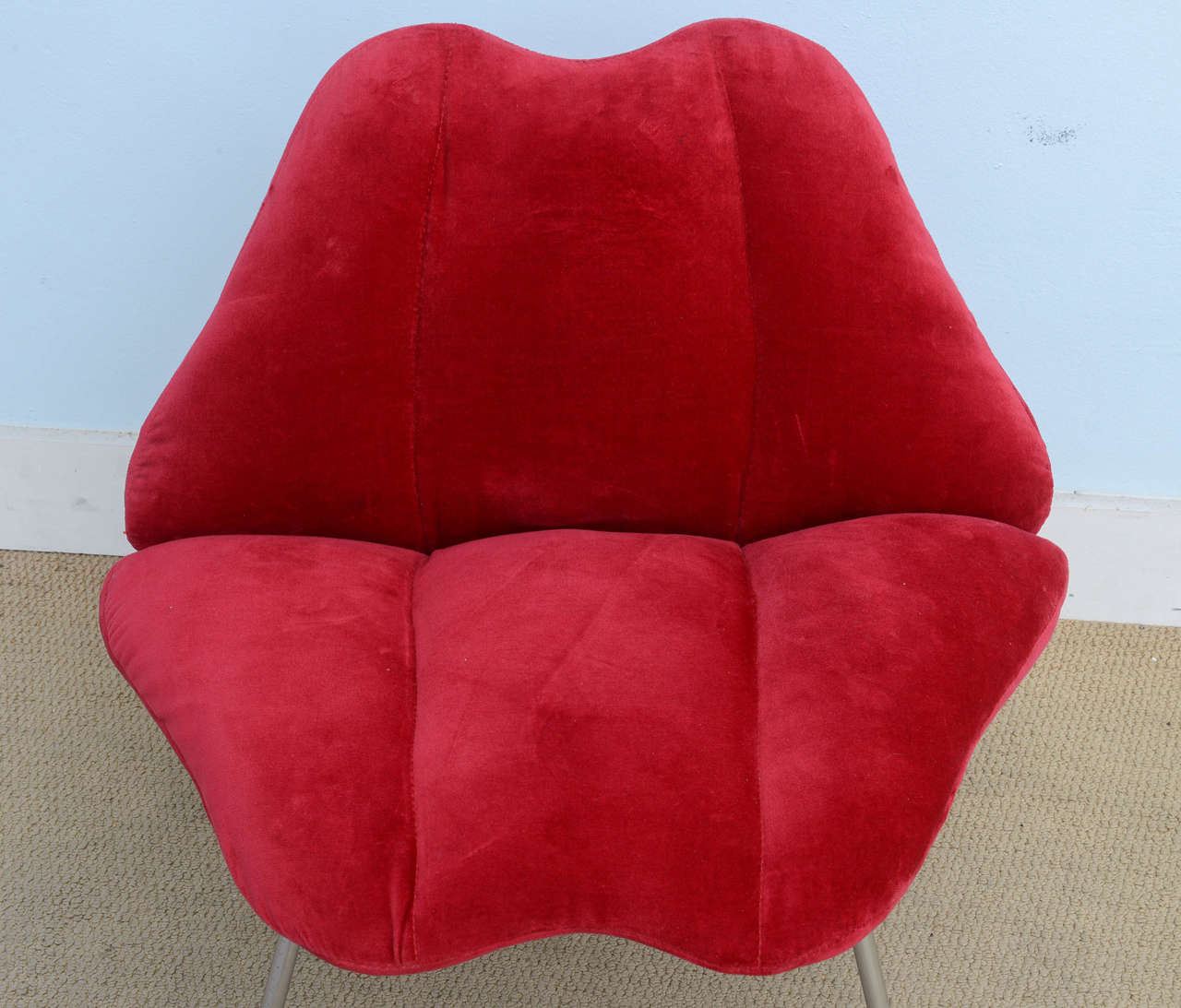 Pair of Modern Lips Pop Fun Chairs at 1stDibs