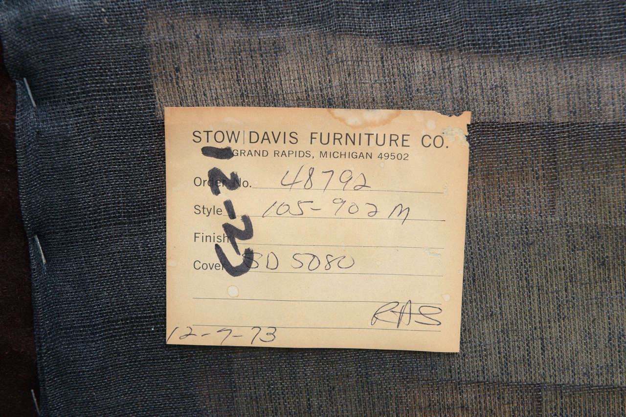 One Mid-Century Modern Stow Davis Office Desk Chair at 1stDibs