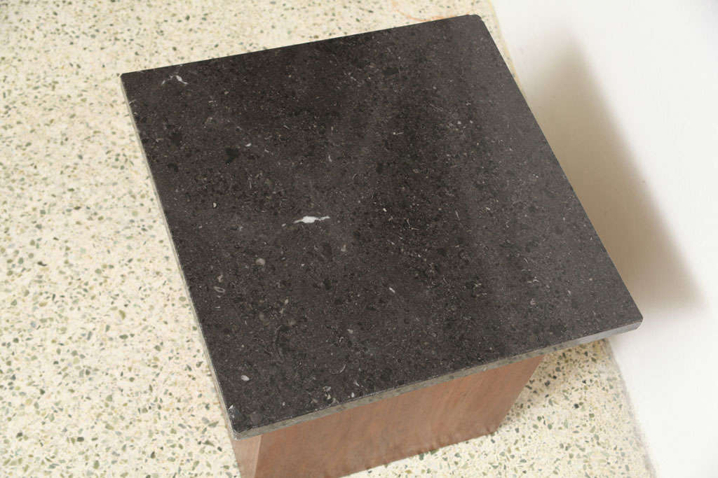 Pair of Cube Tables by Directional at 1stDibs