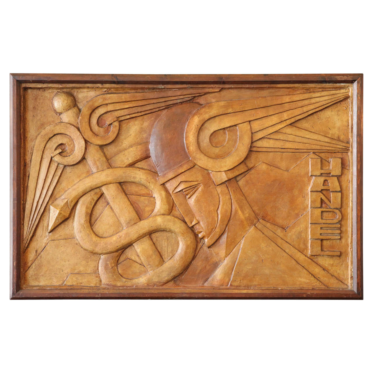Handel Relief Panel of Hermes and His Caduceus at 1stDibs