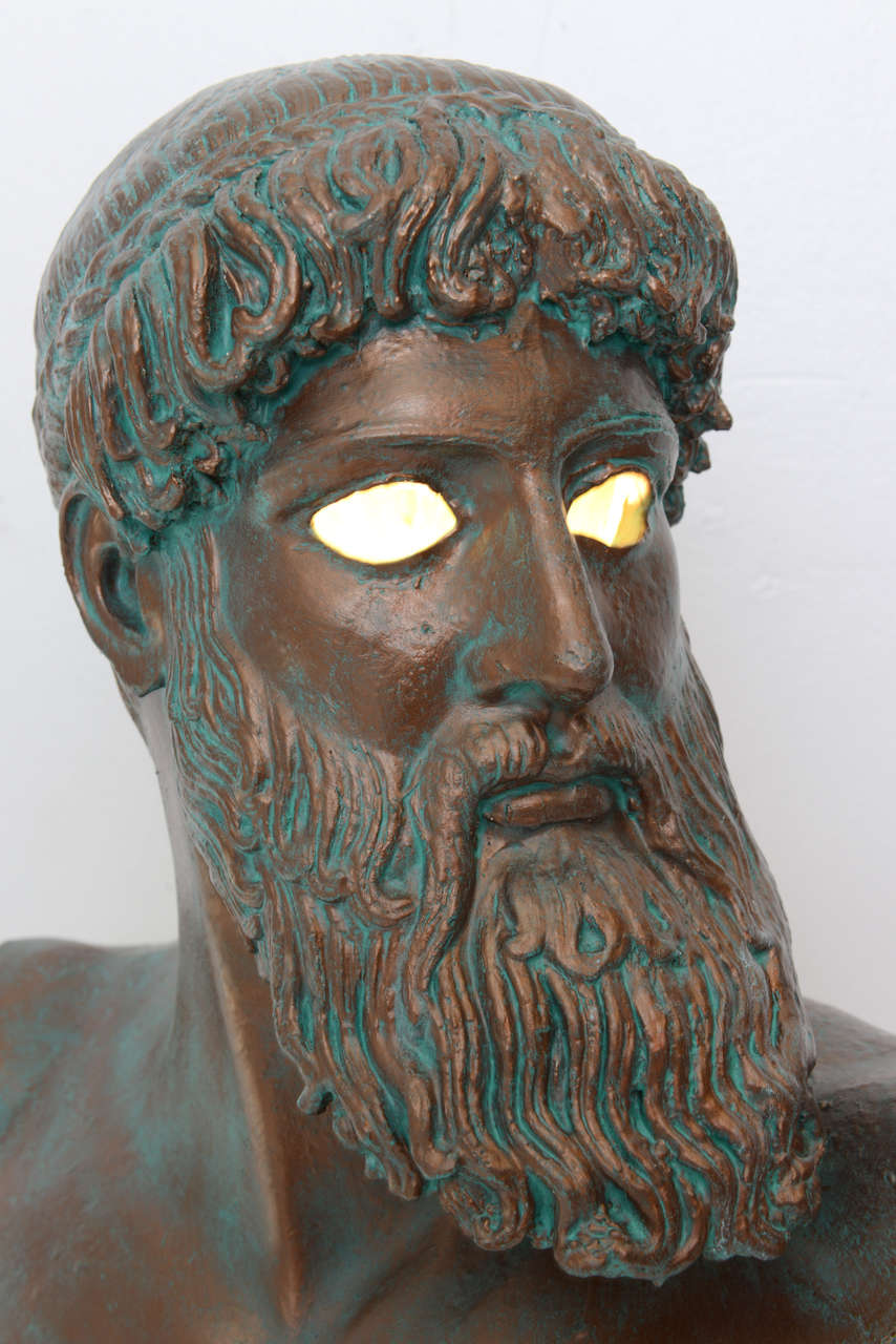 Neoclassical Style Etruscan God Light Sculpture at 1stDibs