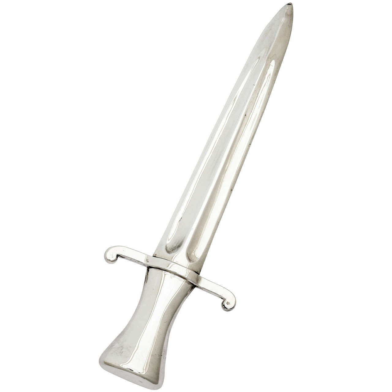 Large Sterling Silver Dagger Shaped Letter Opener at 1stDibs | real ...