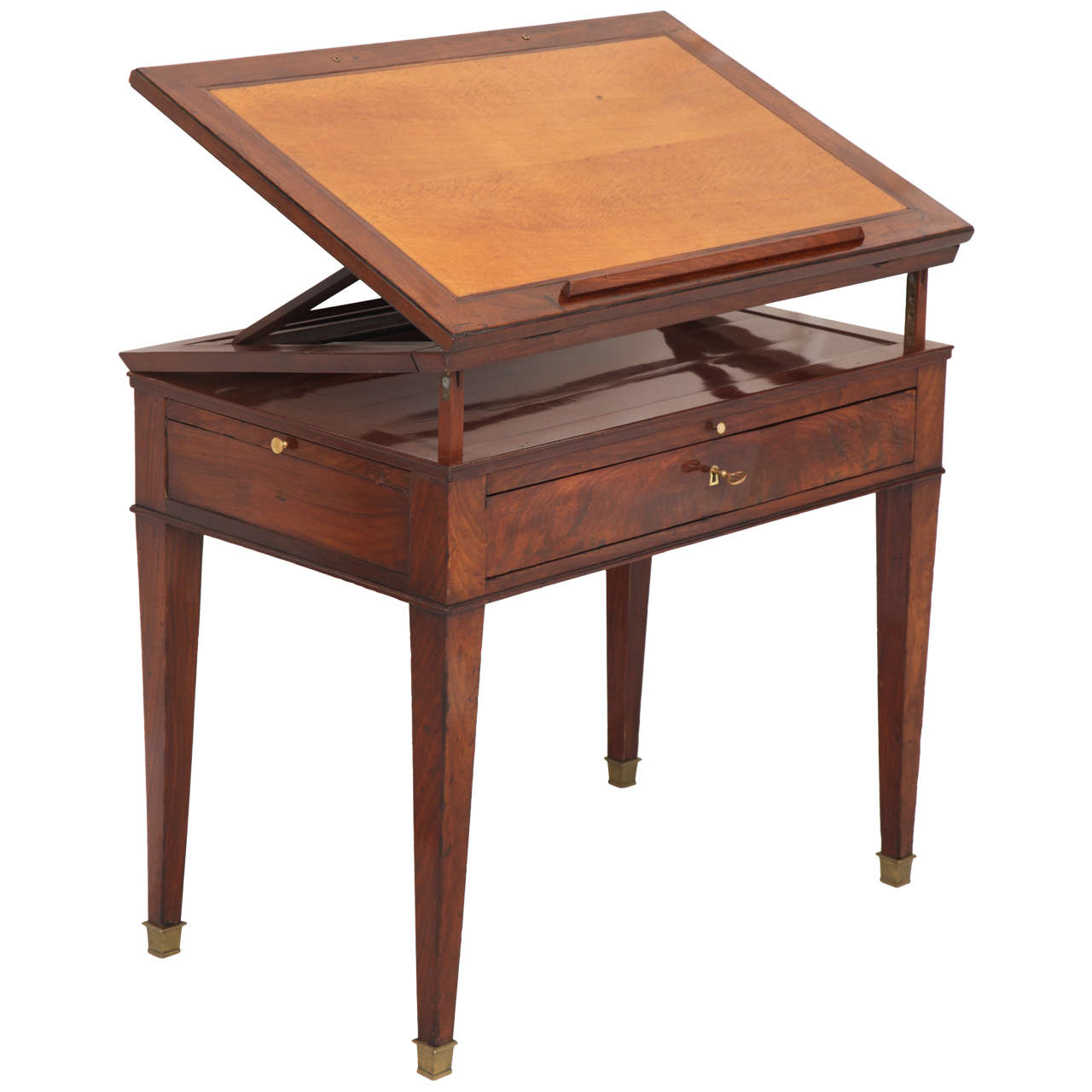 Early 19th Century French Empire Mahogany Architect's Table at 1stDibs