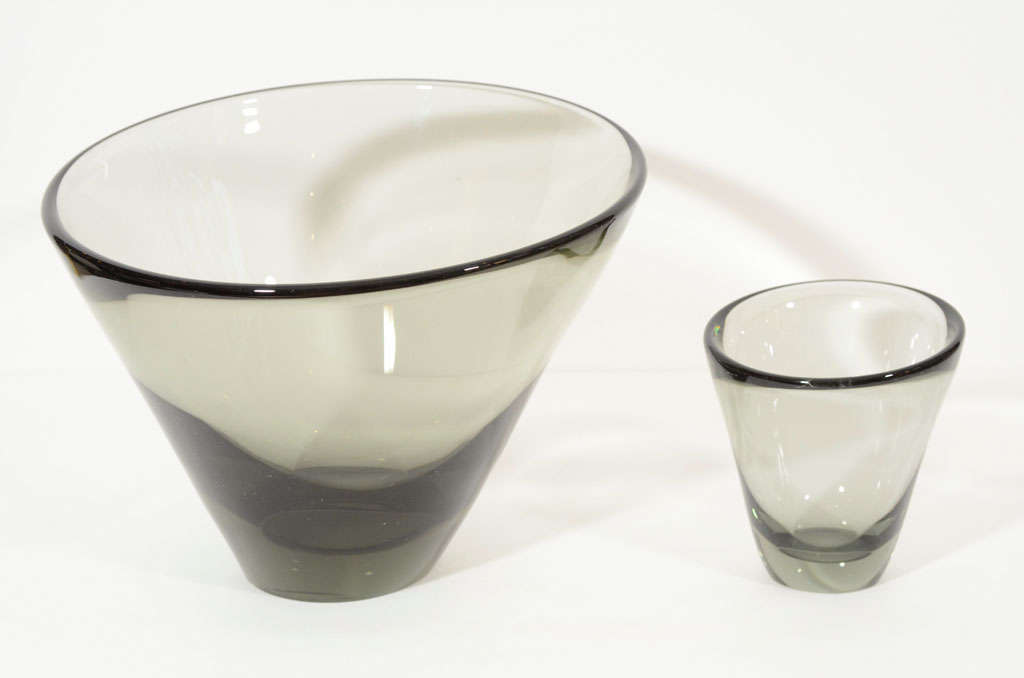 Vases by Holmegaard, Denmark at 1stDibs
