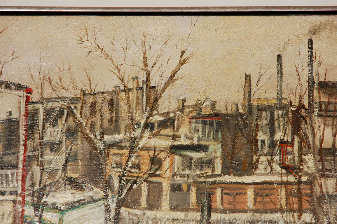 A. Palansky Winter Backyards at 1stDibs