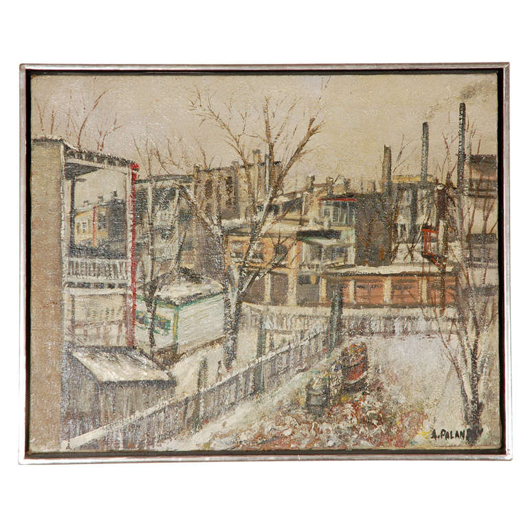 A. Palansky Winter Backyards at 1stDibs