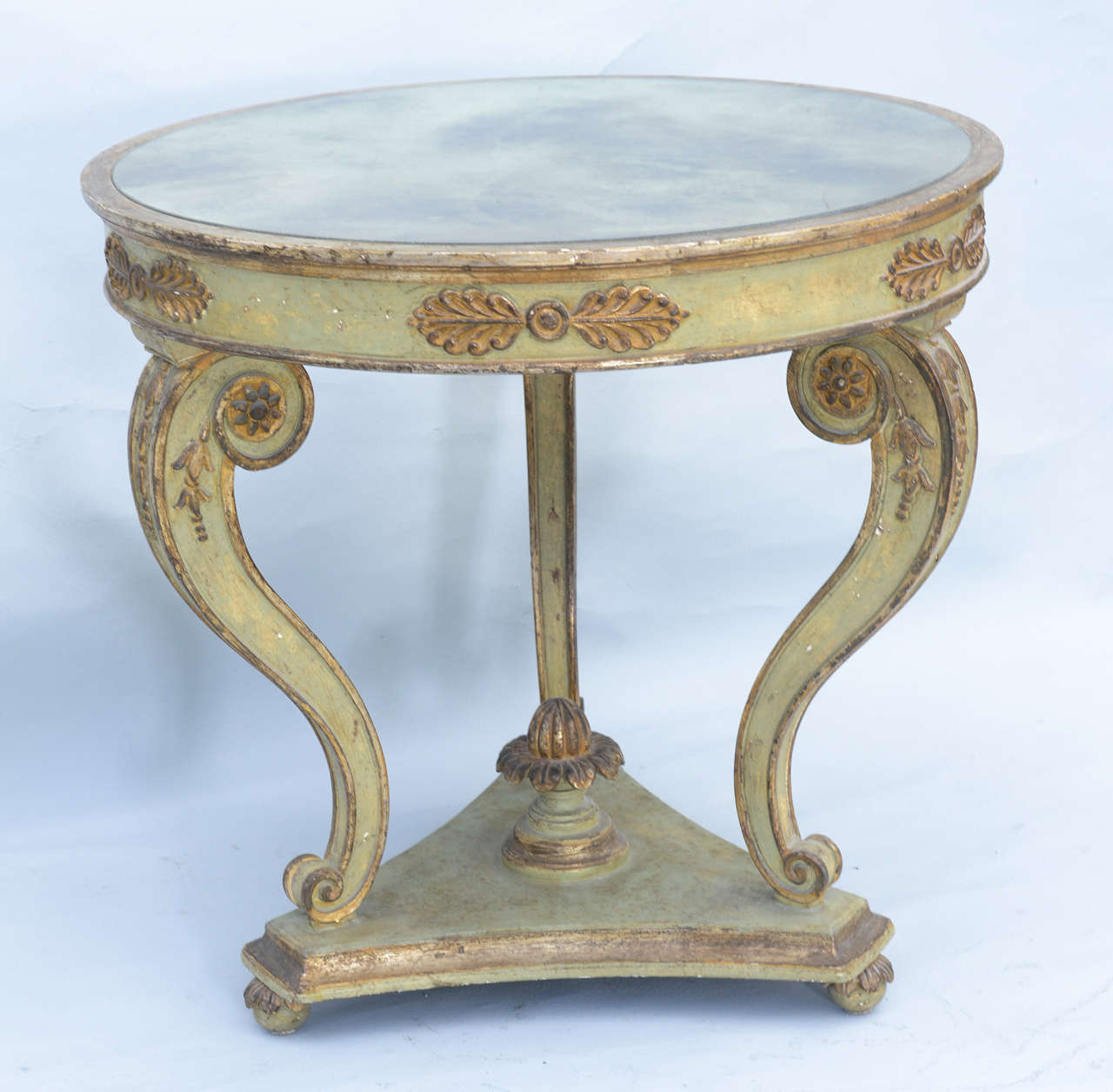Painted and Parcel Gilt Classical-form Italian Table at 1stDibs
