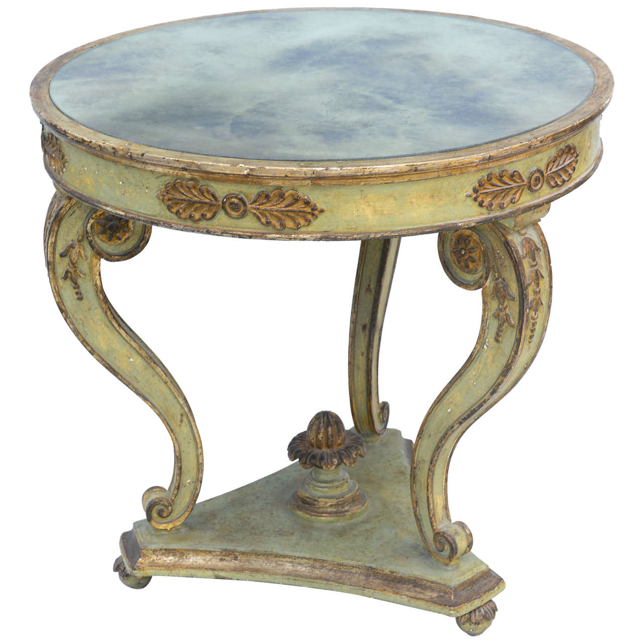 Painted and Parcel Gilt Classical-form Italian Table at 1stDibs