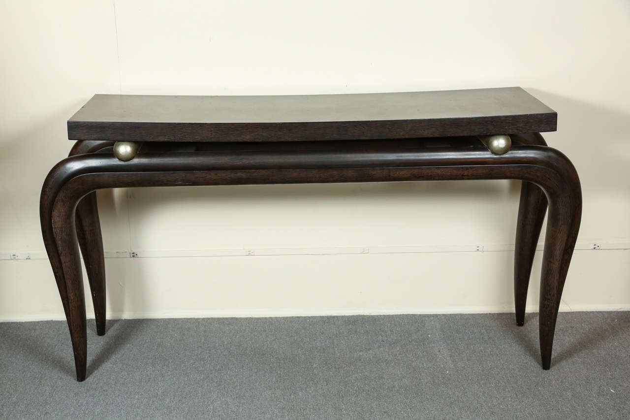 Stunning, Massive Carved Wood Console at 1stDibs