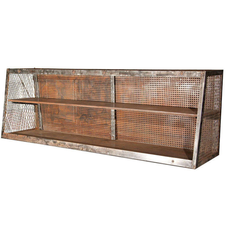 2 Tier Industrial Table Top Display Factory Piece at 1stDibs