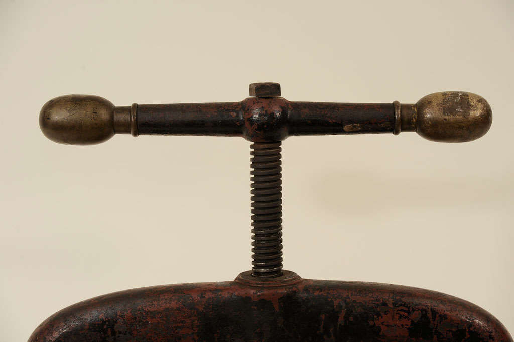 Vintage Metal Book Press at 1stDibs