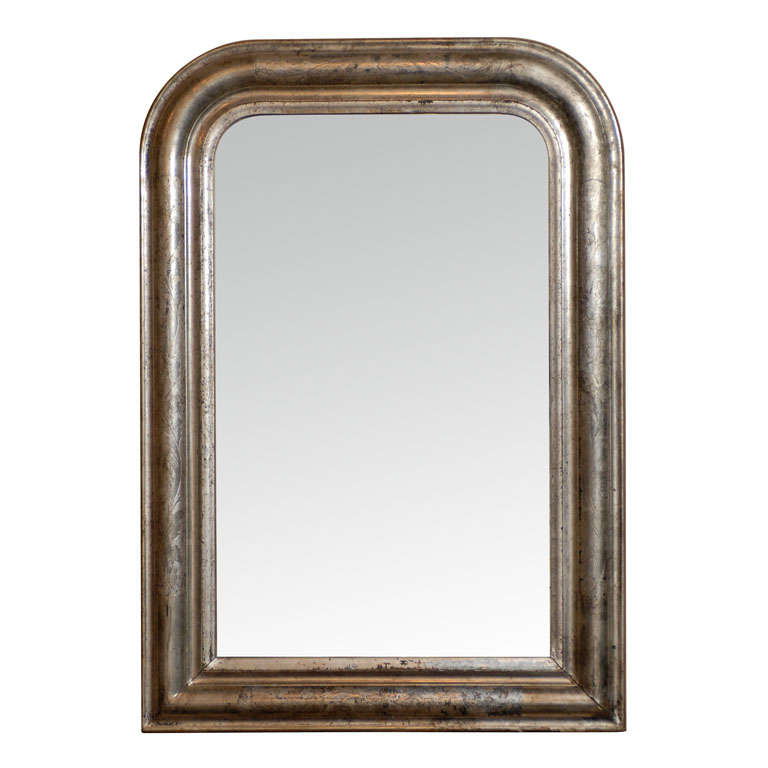 Silver Leaf Mirror at 1stDibs