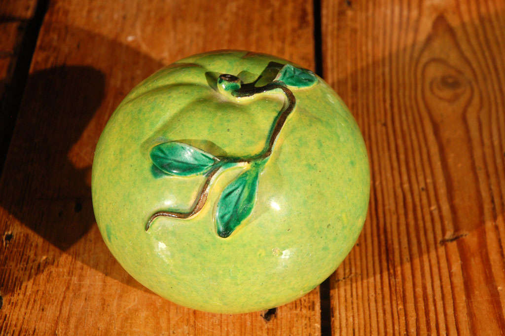 Seven Ceramic Chinese Altar Fruits For Sale at 1stDibs