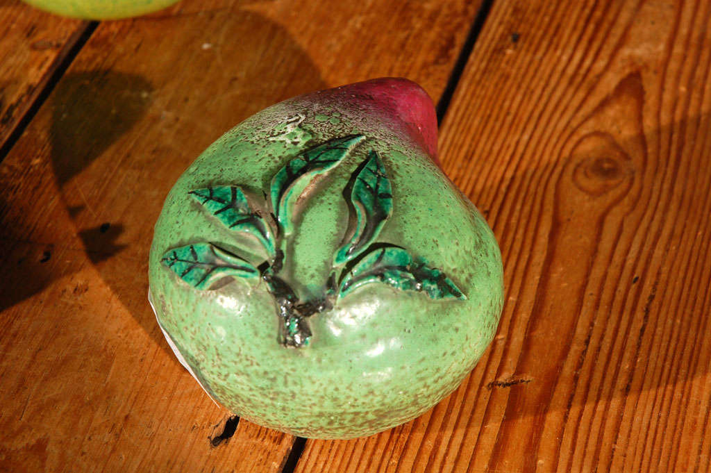 Seven Ceramic Chinese Altar Fruits For Sale at 1stDibs