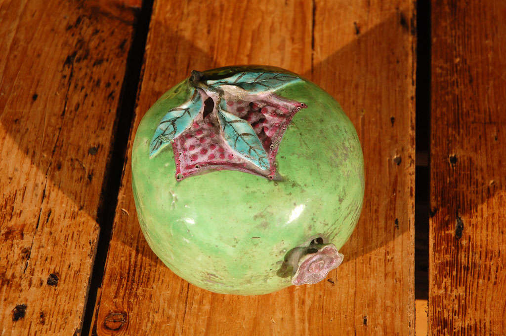 Seven Ceramic Chinese Altar Fruits For Sale at 1stDibs