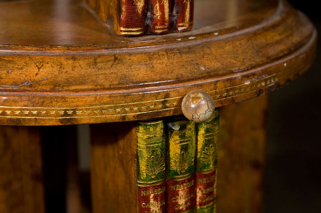 Revolving circular form bookcase For Sale at 1stDibs