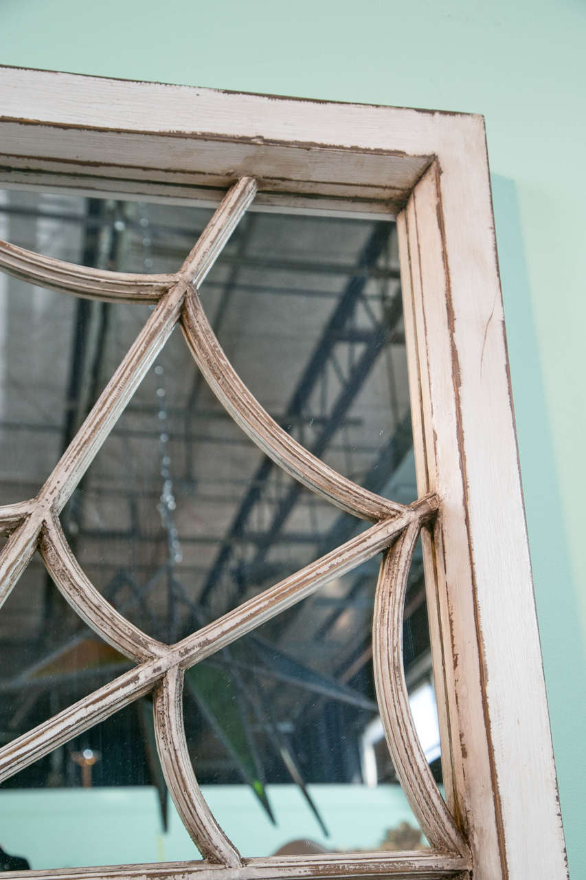 Painted Spider Web Mirror- England at 1stDibs