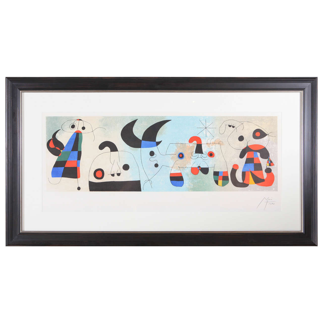 Signed Miro Lithograph- Excellent Provenance at 1stDibs