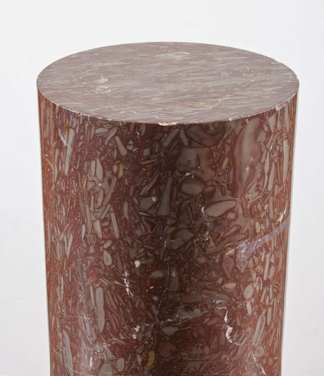 Marble Column Pedestals on Marble Bases at 1stDibs