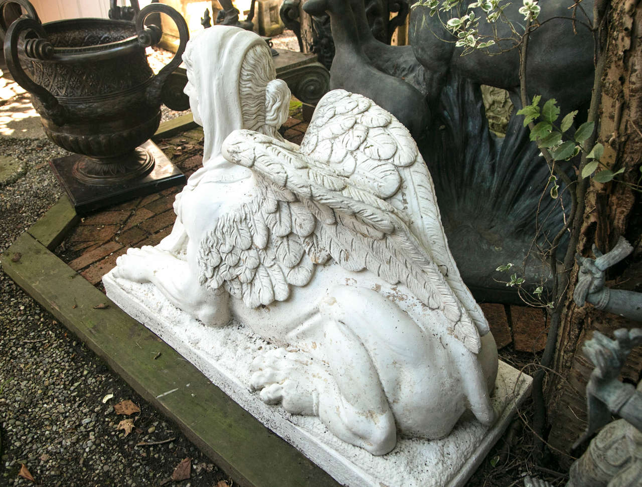 Pair of Winged Sphinx at 1stDibs