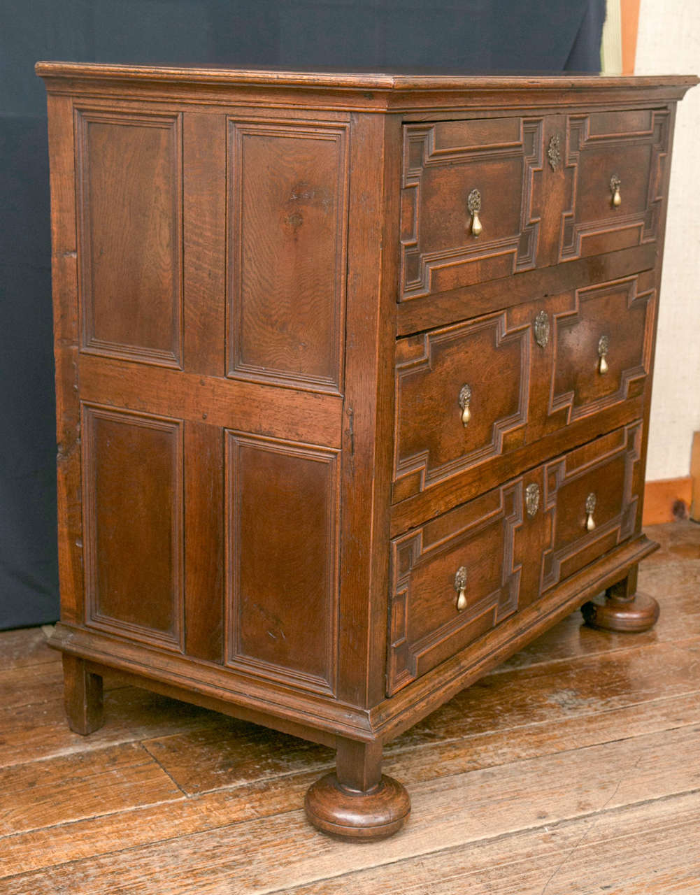 Jacobean Oak Chest of Drawers at 1stDibs | jacobean chest of drawers ...