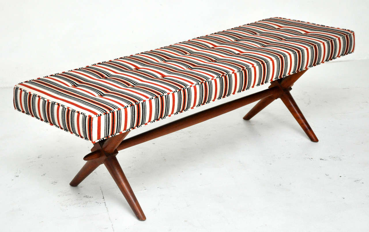 T.H. Robsjohn-Gibbings Bench at 1stDibs