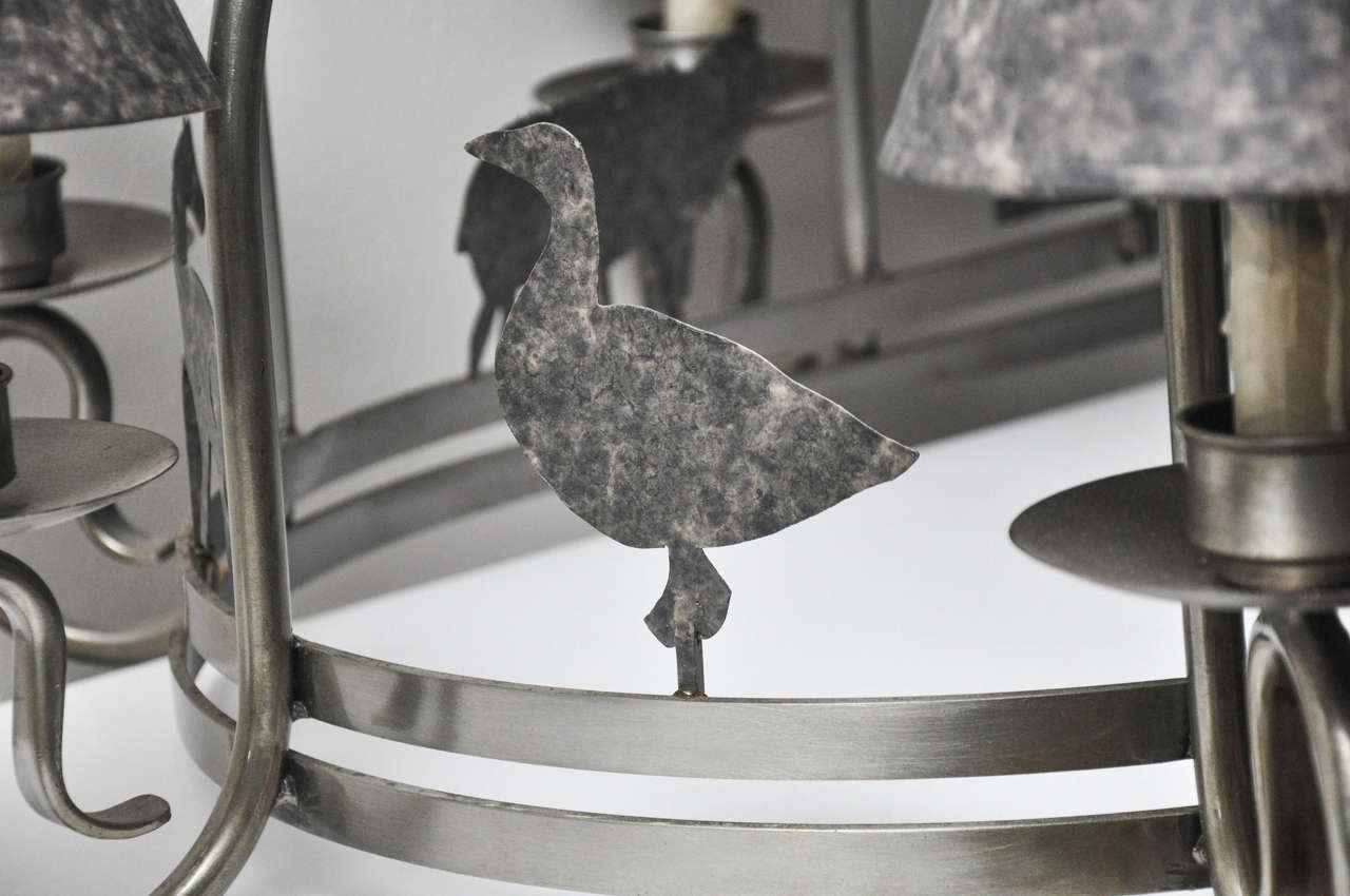 Country French Farm Animal Chandelier For Sale at 1stDibs