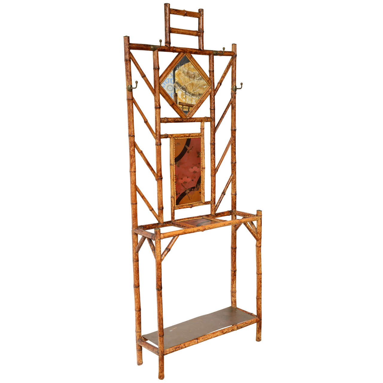 19th c. English Bamboo Hall Tree at 1stDibs
