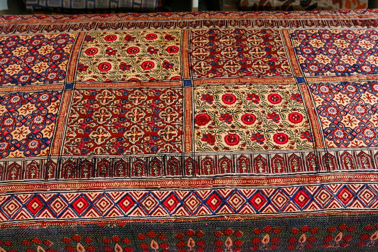 Ottoman - Vintage Indian Textiles at 1stDibs