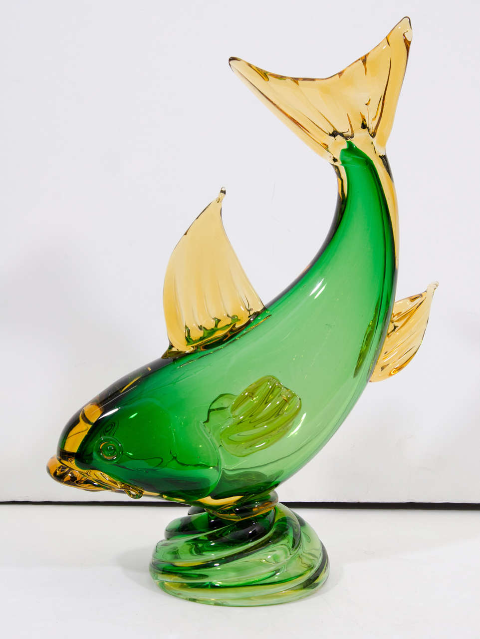 A Mid Century Murano Glass Fish Sculpture at 1stDibs | antique glass ...