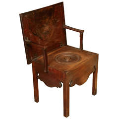 Antique Commode Chair - 2 For Sale on 1stDibs
