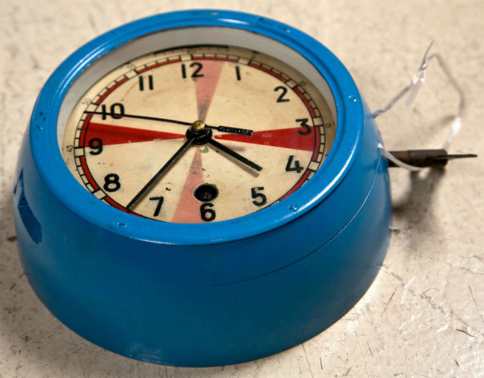 Blue 1960s Russian Submarine Clock at 1stDibs | russian submarine ...