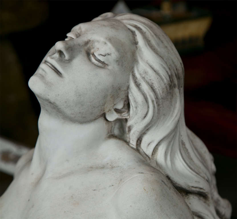 Carrara Marble Of Mermaid at 1stDibs