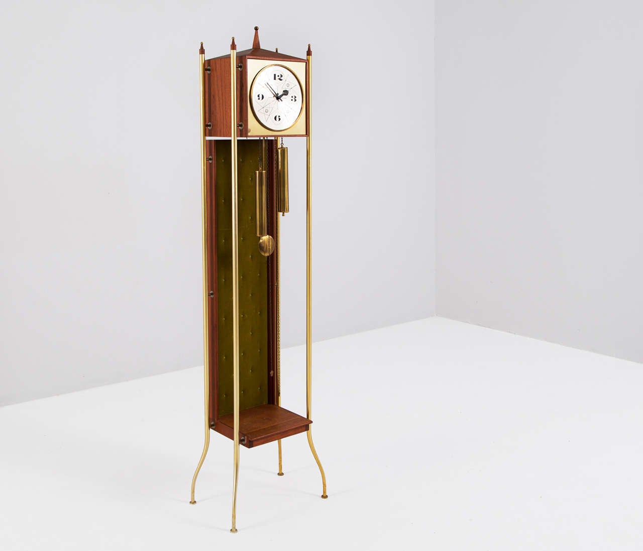 "Swag-Leg" Grandfather Clock by George Nelson For Sale at 1stDibs ...