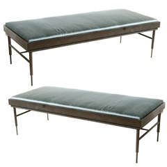 Pair of Bronze Benches at 1stDibs