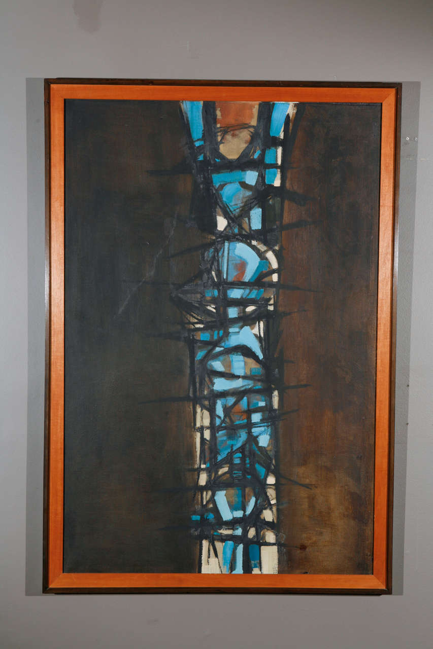Mid-Century Abstract Painting at 1stDibs