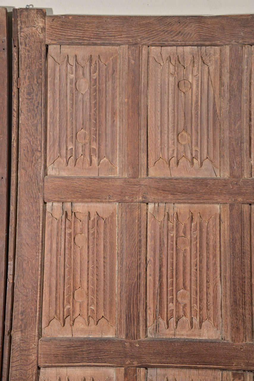 Set of Eleven 16th Century Carved Linenfold Wood Panels at 1stDibs ...