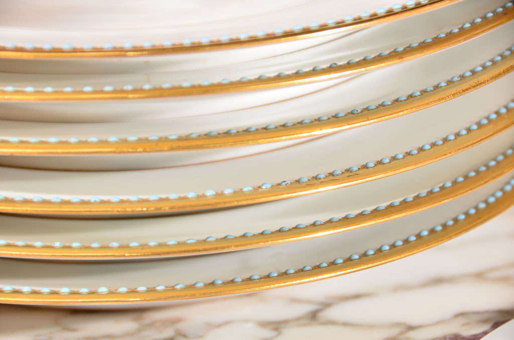 19th c set of Austrian Royal Vienna plates For Sale at 1stDibs