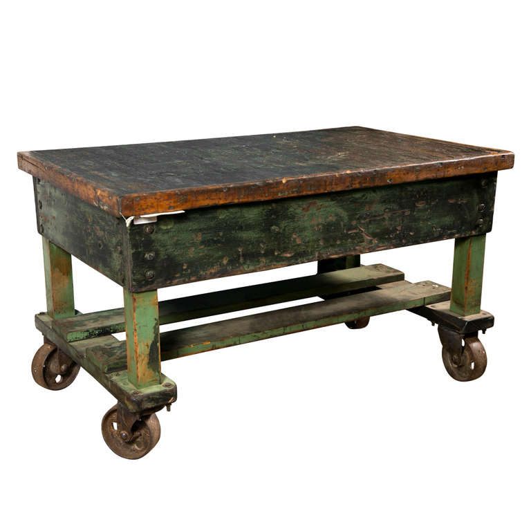 Industrial Factory Cart, C. 1920-40 For Sale at 1stDibs