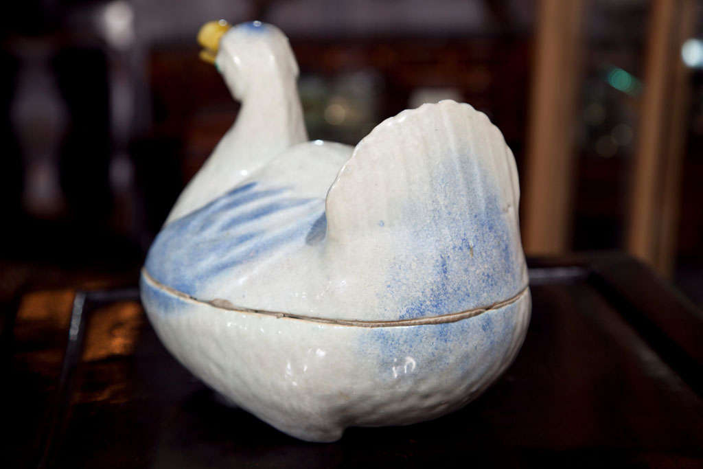 Chinese Porcelain Duck Tureen at 1stDibs