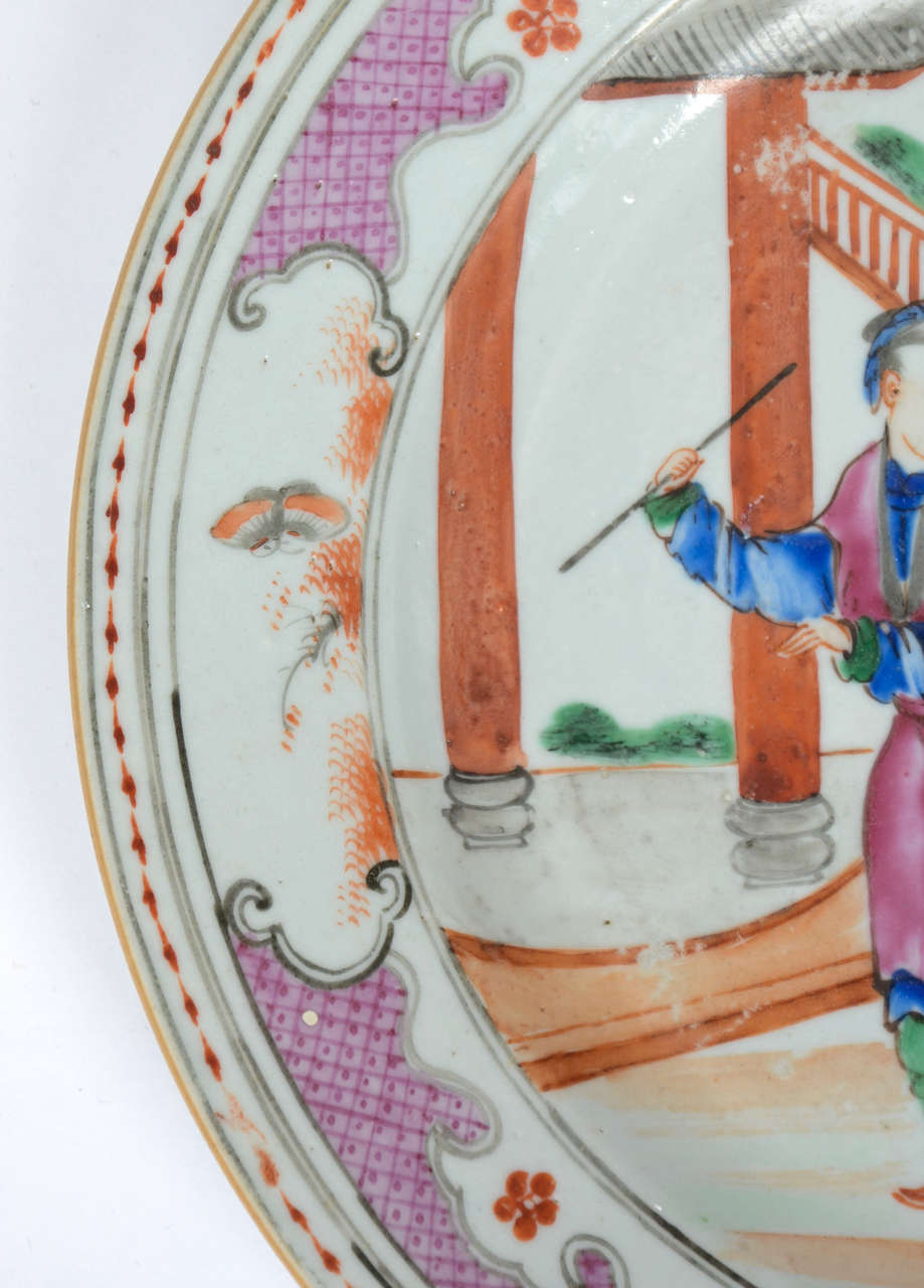 18th C. Chinese Porcelain, Famille Rose PLATE, Qing, Qianlong Period at ...