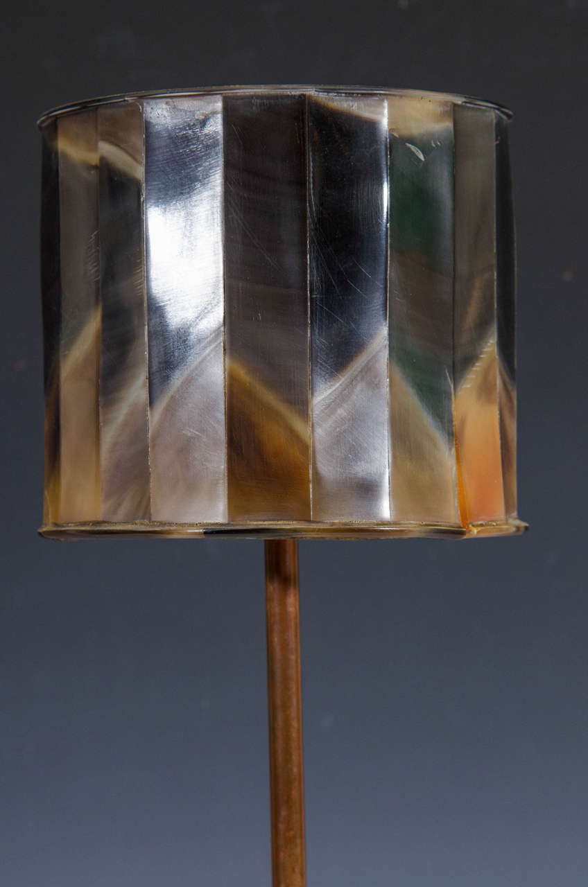 Faux Crocodile Base Lamp with Faux Tortoise-Shell Shade at 1stDibs ...