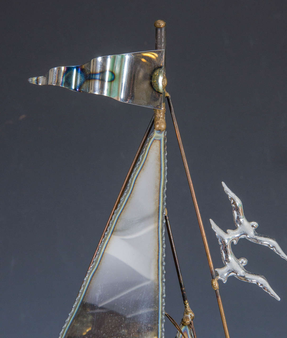 Midcentury Sailboat Sculpture by DeMott at 1stDibs | demott sailboat ...