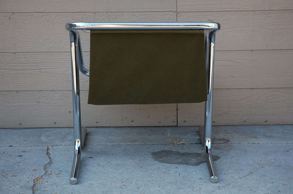 Vintage Jerry Johnson Chrome Sling Chair at 1stDibs | jerry johnson ...