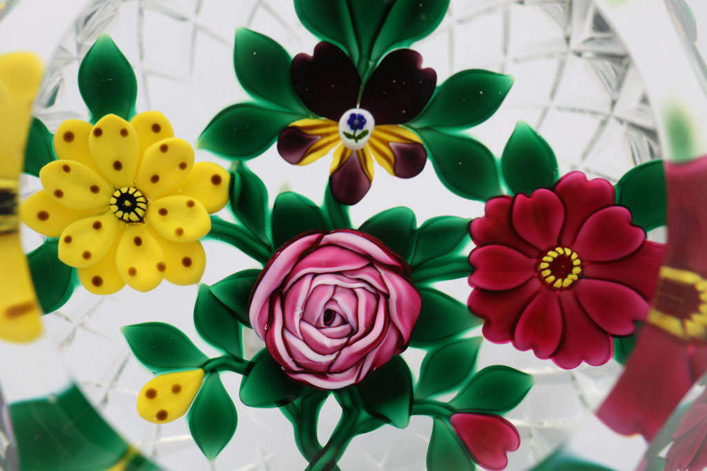 Ray and Bob Banford Bouquet Paperweight at 1stDibs